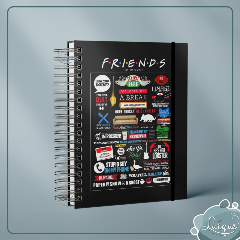 Planner (Friends 01) – Luique | Arte em papel