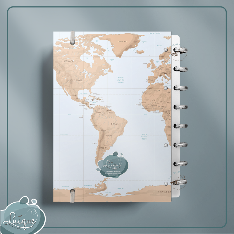 Caderno de Disco (Map) – Luique | Arte em papel