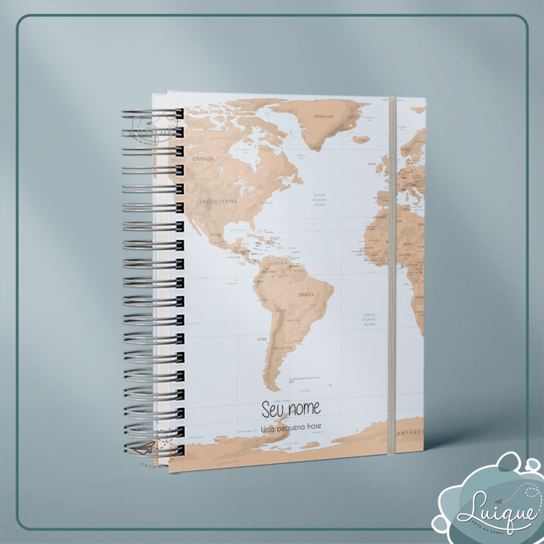 Planner (Map) – Luique | Arte em papel